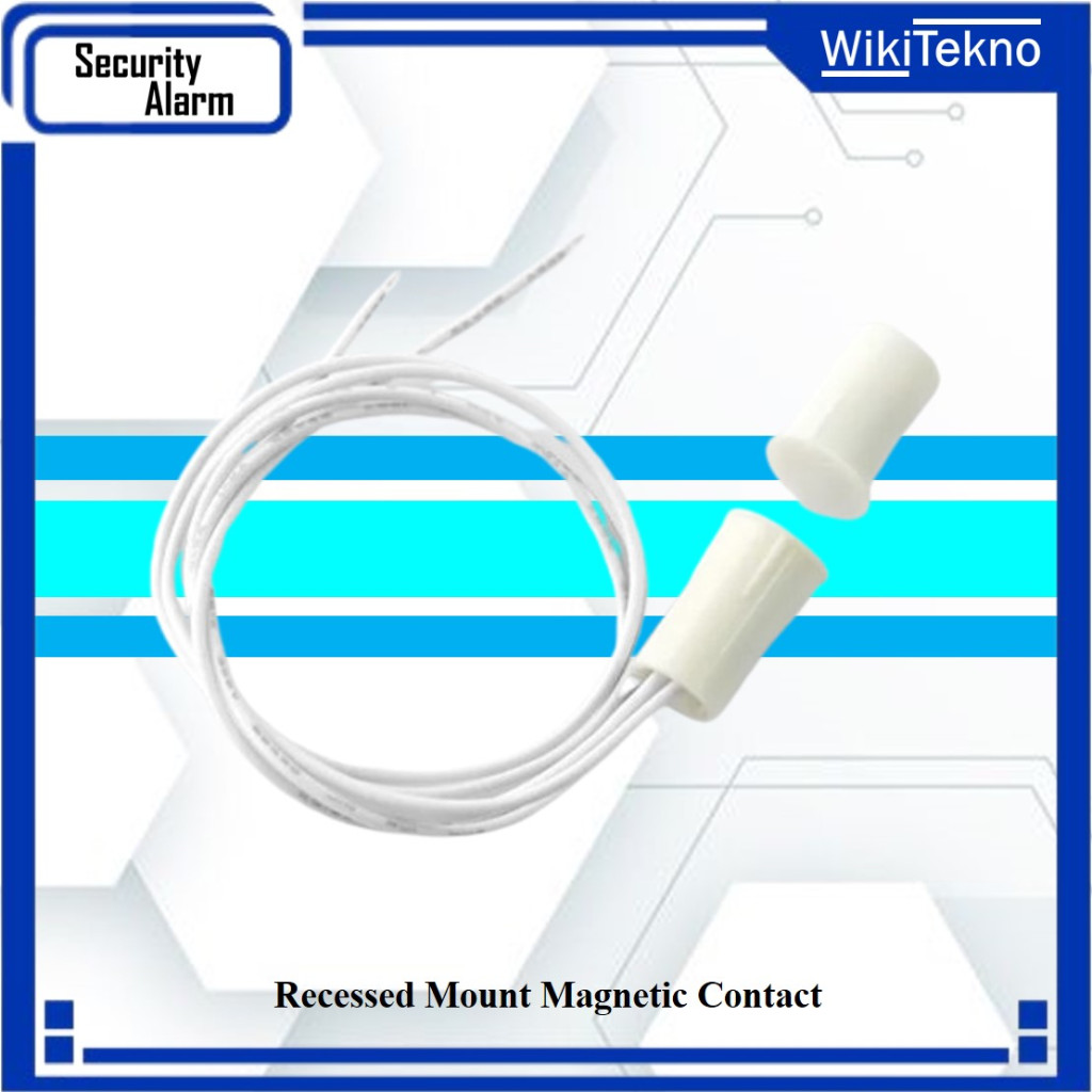Jual Magnetic Contact Reed Switch Door Sensor Recessed Mount | Shopee ...