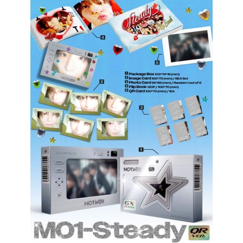 Jual READY STOCK album steady nct wish sealed qr photobook bene pob | Shopee Indonesia