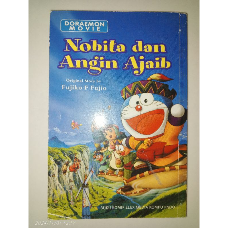 Jual Komik Doraemon Movie Nobita dan Angin Ajaib full warna | Shopee ...