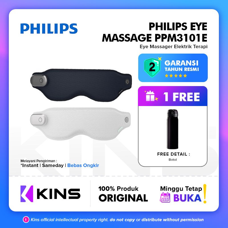 Jual Philips PPM3101E Eye Massager Alat Pijat Mata Elektrik Terapi ...