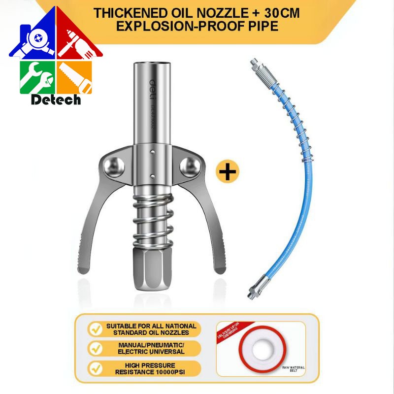 Jual Kepala Pompa Grease Gun Coupler Alat Aplikasi Minyak Gemuk ...