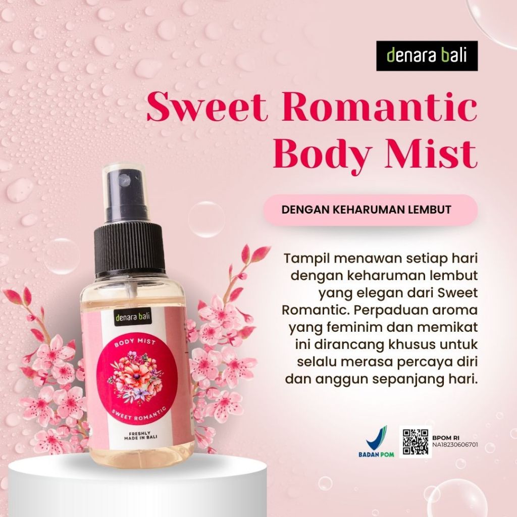 Jual DENARA BALI Sweet Romantic Body Mist | Shopee Indonesia