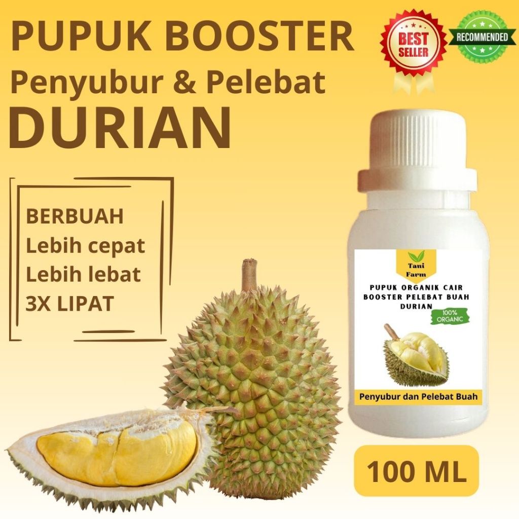 Jual RTF Pupuk Organik Cair Pupuk Durian 100 ML / Pupuk Pelebat Durian / Pupuk Booster Durian ...