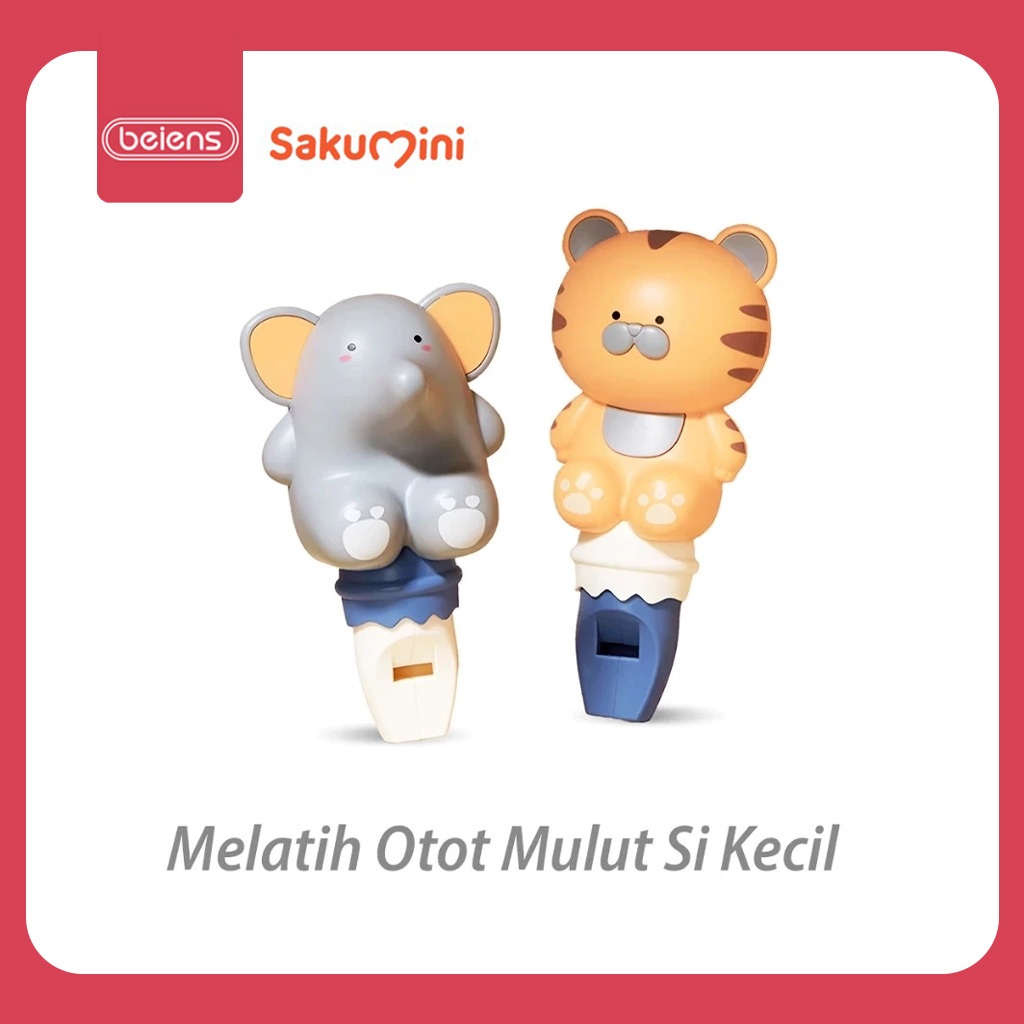 Jual Beiens X Sakumini Whistle Animal Kids Toys Mainan Edukasi Peluit ...