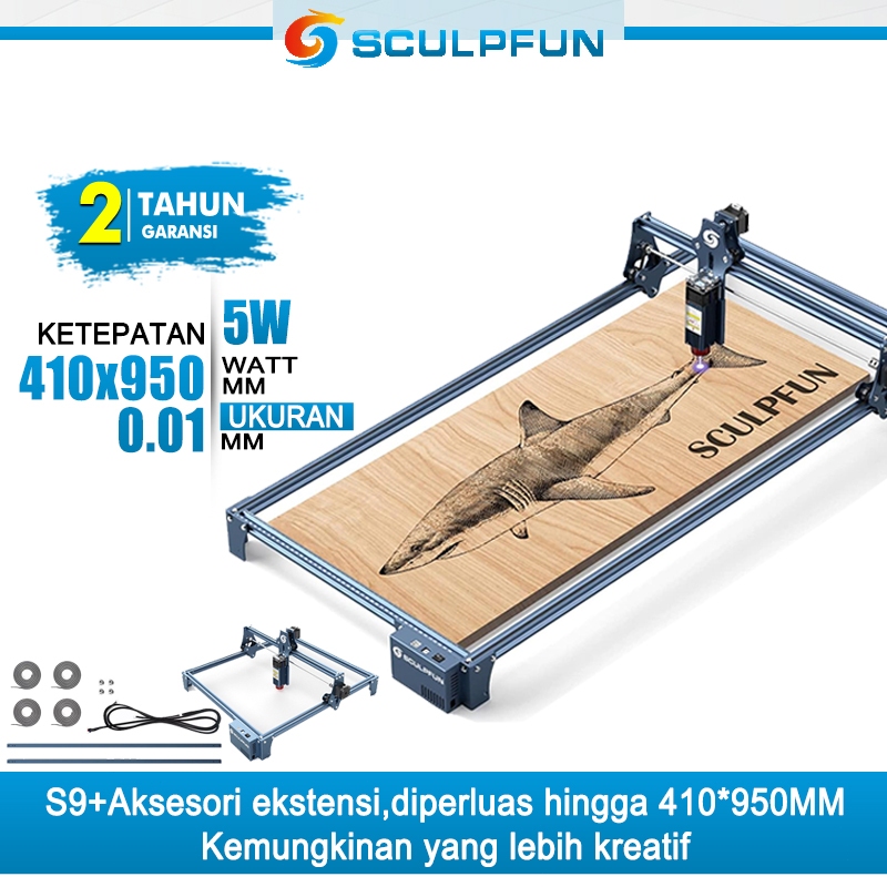 Jual SCULPFUN S9 Mesin Ukiran Laser 410*950MM laser engraver ukiran ...