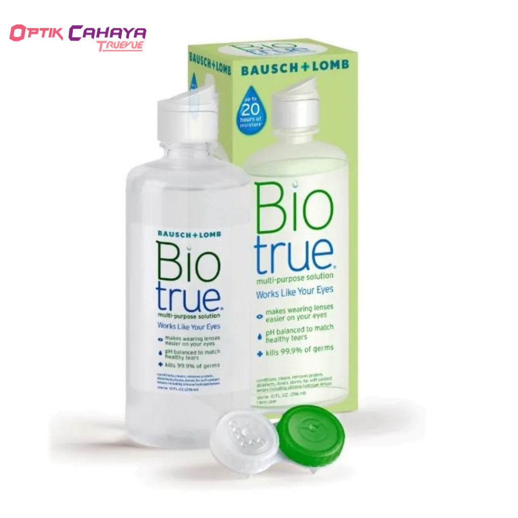 Jual Cairan softlens BIO TRUE 300ML / BIO TRUE 60ML Multi Purpose ...