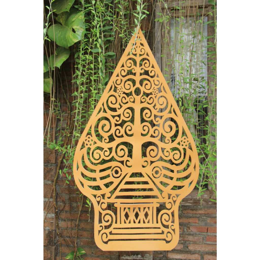 Jual Gunungan wayang ukir bahan spon eva untuk dekorasi pelaminan motif ...