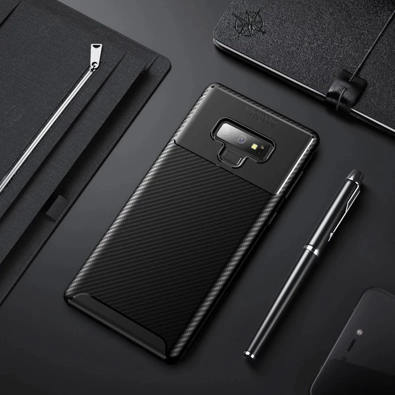 Jual SAMSUNG GALAXY NOTE 9 CASE AUTOFOCUS SLIM CARBON (ARMOR PROTECTION ...