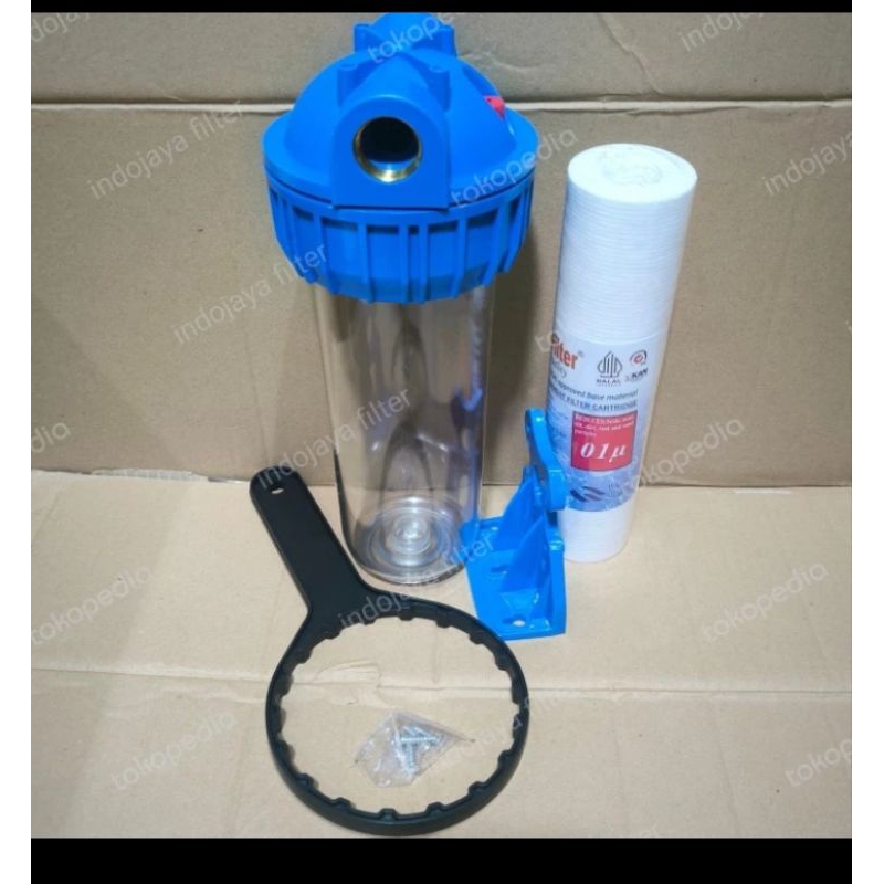 Jual Tabung housing 10 inchi drat 3/4 tabung filter air | Shopee Indonesia