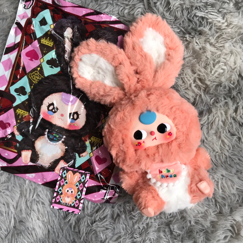 Jual Baby Three Lily Rabbit Town plush - Peach Bunny | Shopee Indonesia