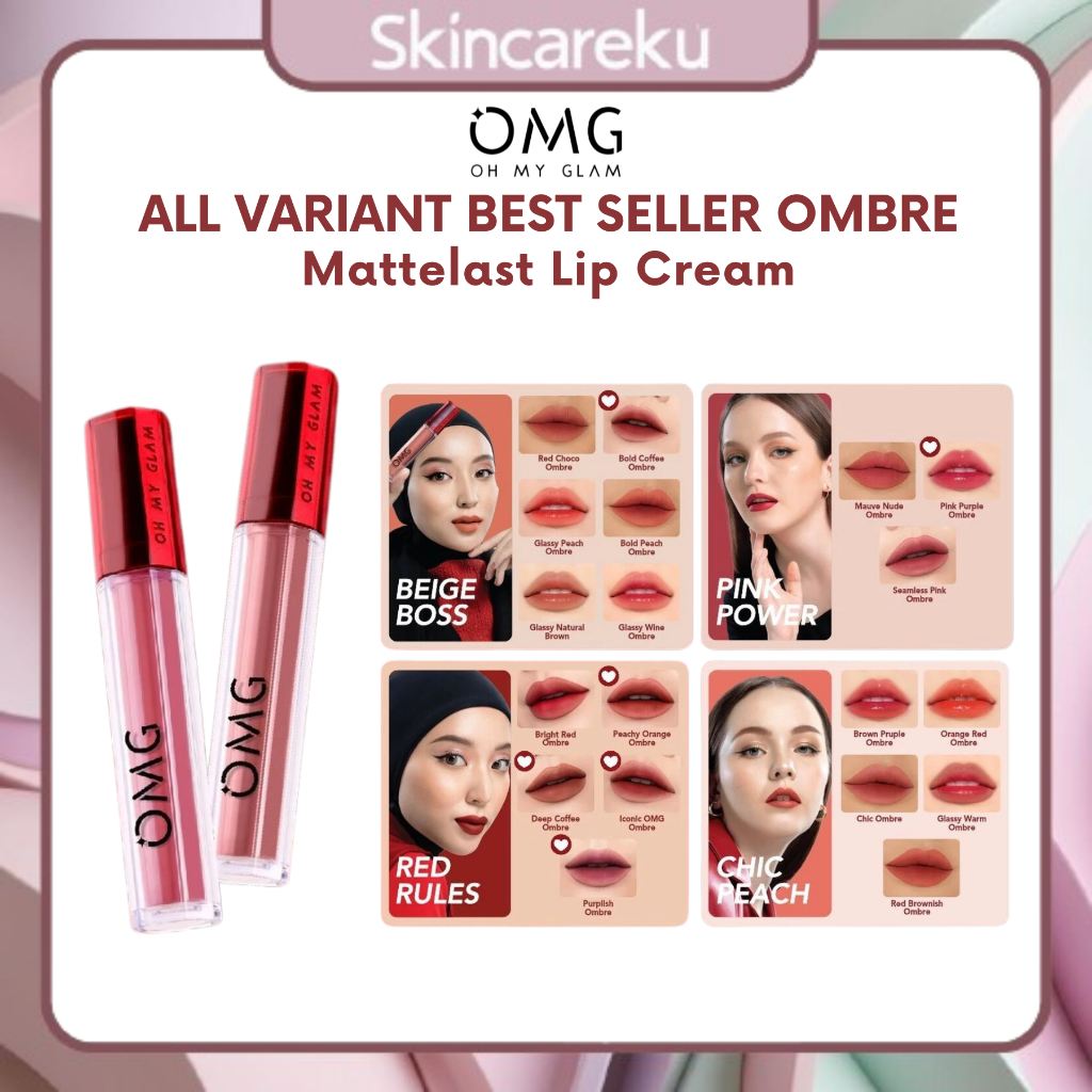 Jual OMG Paket Ombre Mattelast Lip Cream All Varian - Warna Intense ...