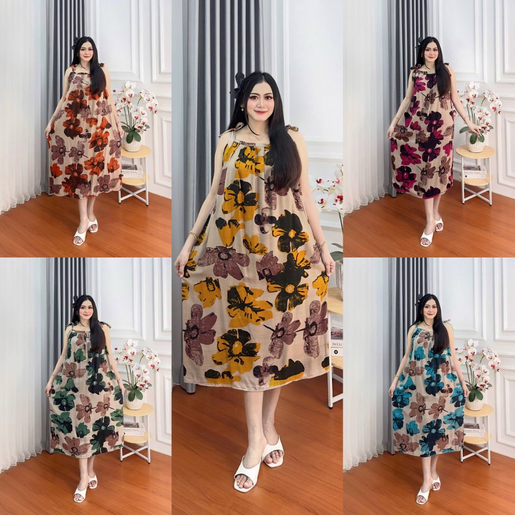 Jual BATIK WANITA DASTER ETNIK DRESS TALI DASTER BALI DASTER JUMBO ...