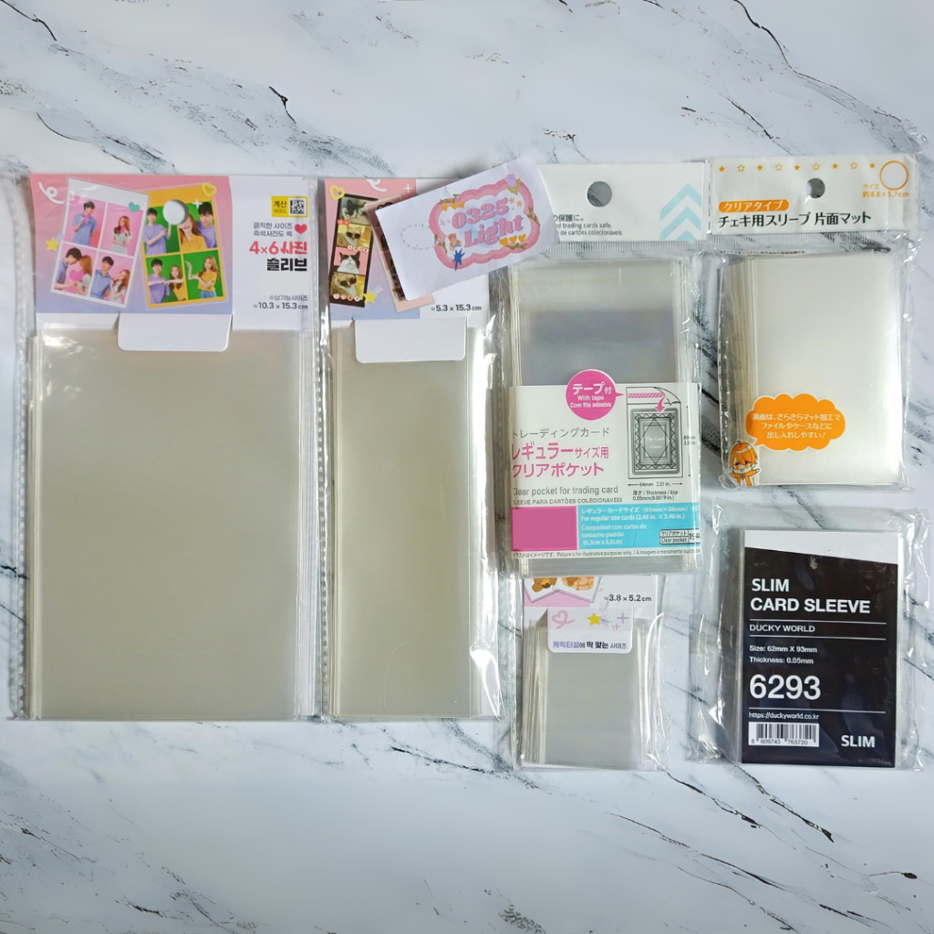 Jual [𝗥𝗘𝗣𝗔𝗖𝗞 𝗠𝗶𝗻. 𝟭𝟬𝗿𝗯] Sleeve Innersleeve ID Pict Photocard Photostrip ...