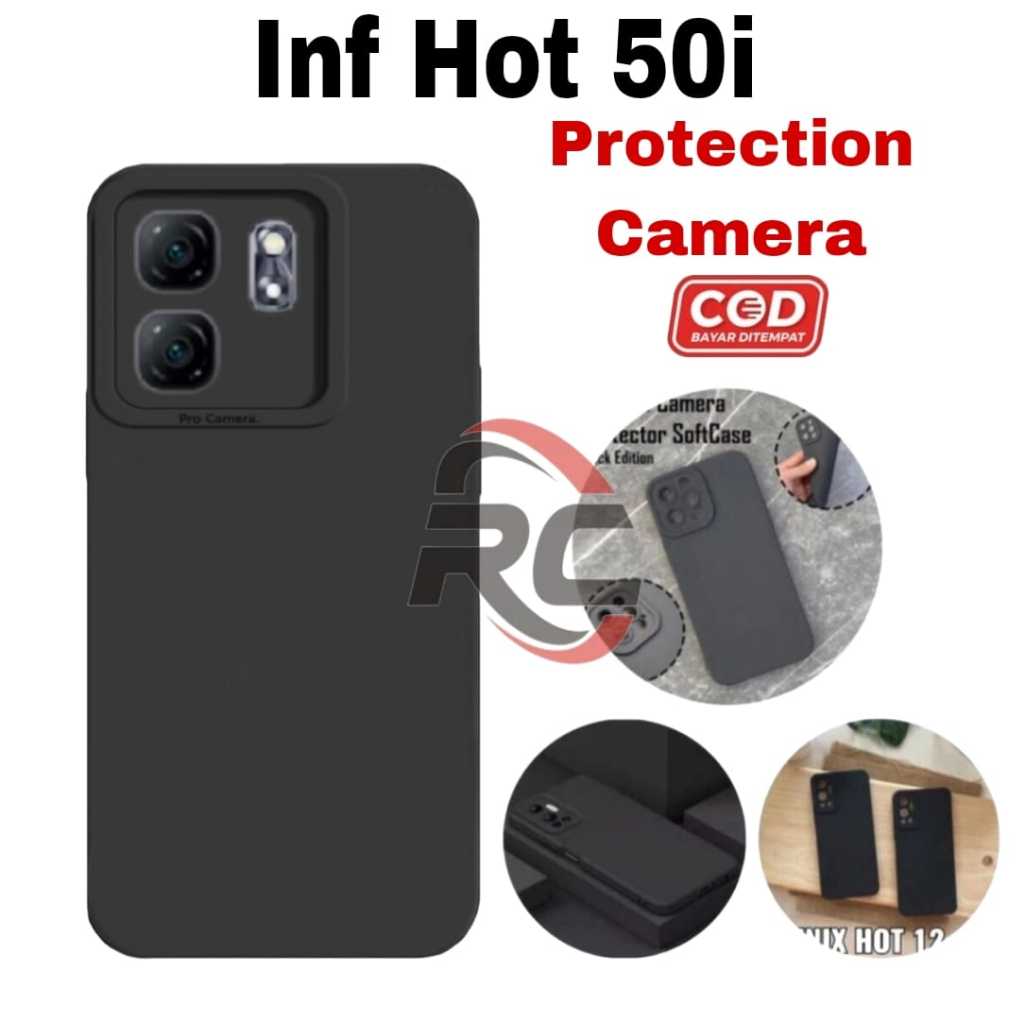 Jual CASING INFINIX HOT 50I LIQUID PRO CAMERA PREMIUM SOFT CASE HITAM ...