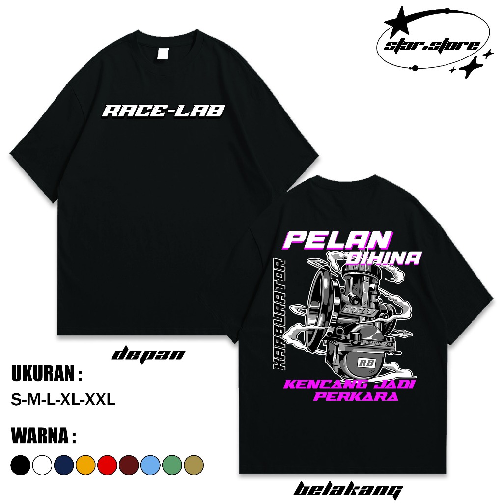 Jual Kaos Race - Lab Pelan Dihina Kencang Jadi Perkara Kaos Pria ...