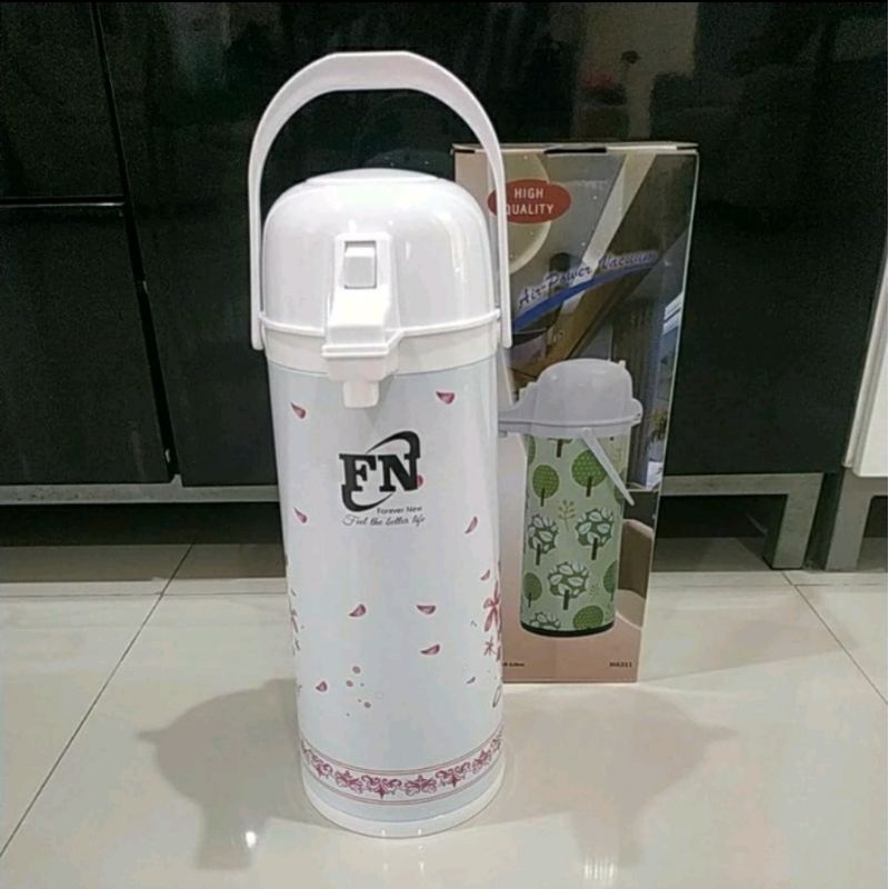 Jual AIR POT FN MOTIF BUNGA 1,9 LITER termos air panas fn termos pencet ...