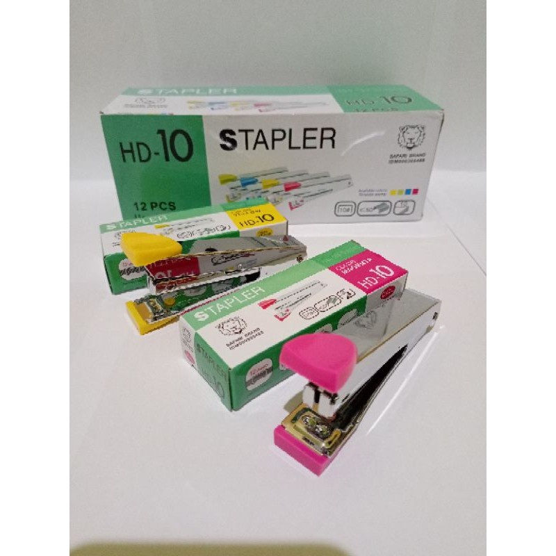 Jual SATUAN (1 PCS) STAPLES HD-10 / STAPLER SAFARI | Shopee Indonesia