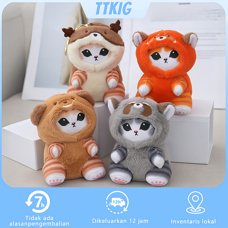 Jual Mofusand Boneka Kecil / Doll Keychain / Genuine Mofusand Cat ...