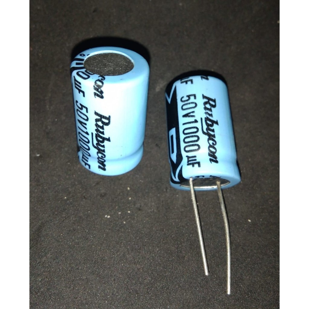 Jual Elco Capacitor 1000uf 50v Rubycon - Original | Shopee Indonesia