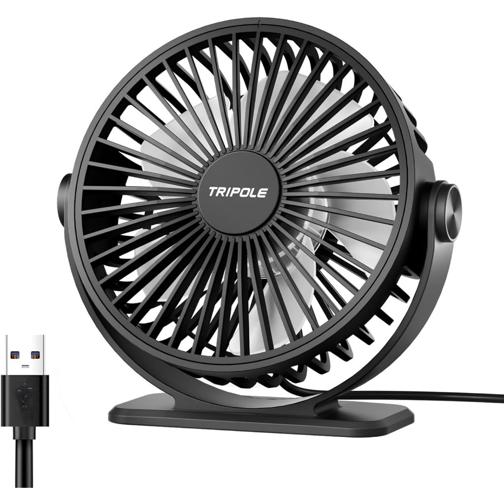 Jual WILLI Kipas Angin Meja 3 Level Kecepatan Kipas USB Desk Fan ...