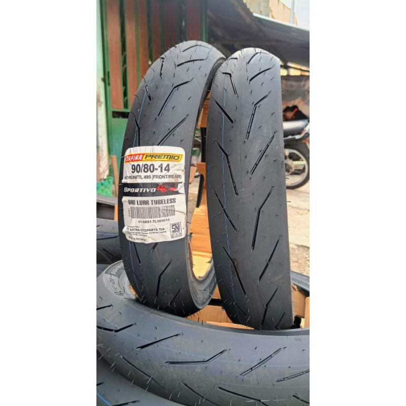 Jual Aspira Sportivo RS01 90/80 14" Ban matic Tubles Soft Compound ...
