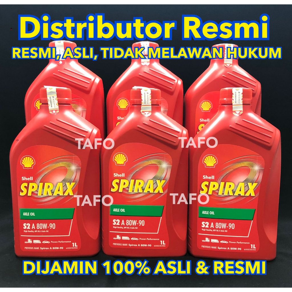 Jual SHELL SPIRAX AXLE OIL S2 A 80W-90 ORIGINAL / SHELL SPIRAX OLI ...