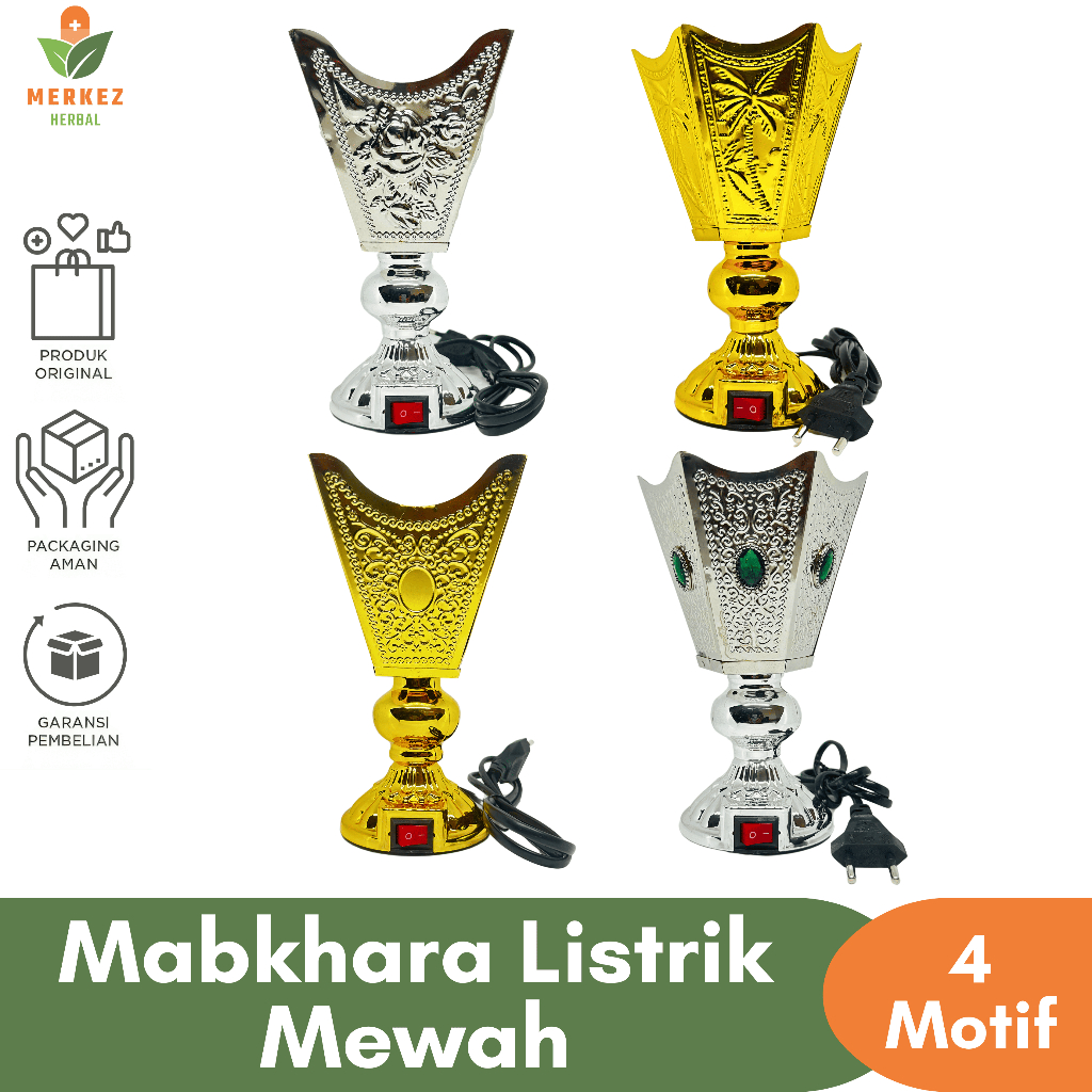 Jual Tempat Wadah Bakar Bukhur Buhur Dupa Arab Mewah Elektrik Aesthetic ...