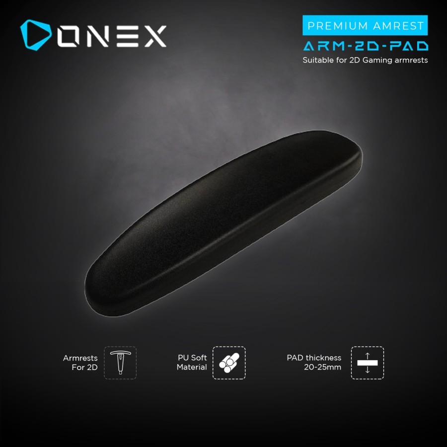 Jual ONEX ARM REST KURSI GAMING CHAIR 2D - ARM-2D-PAD | Shopee Indonesia