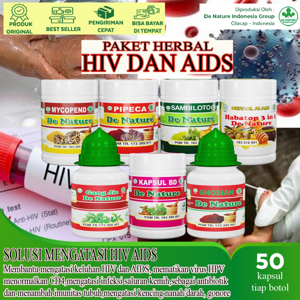 Jual Obat HIV Sembuh Total Alternatif Obat Virus AIDS Infeksi HIV ...