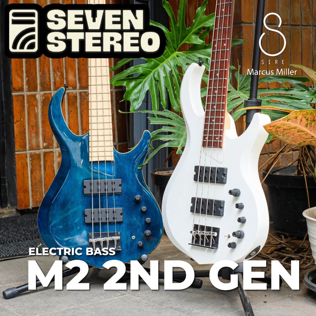 Jual Sire M2 4 String Bass Electric 2nd Generation Blue | Shopee Indonesia