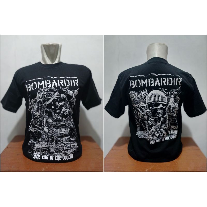 Jual KAOS BAND PUNK BOMBARDIR | Shopee Indonesia