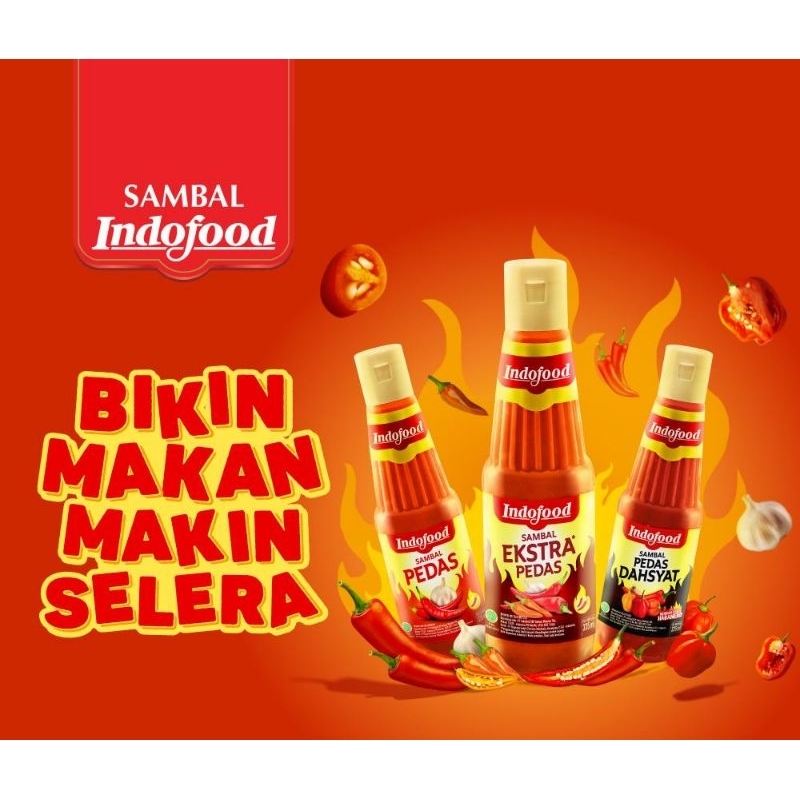 Jual Saus Sambal Indofood 135ml |all varian | Shopee Indonesia