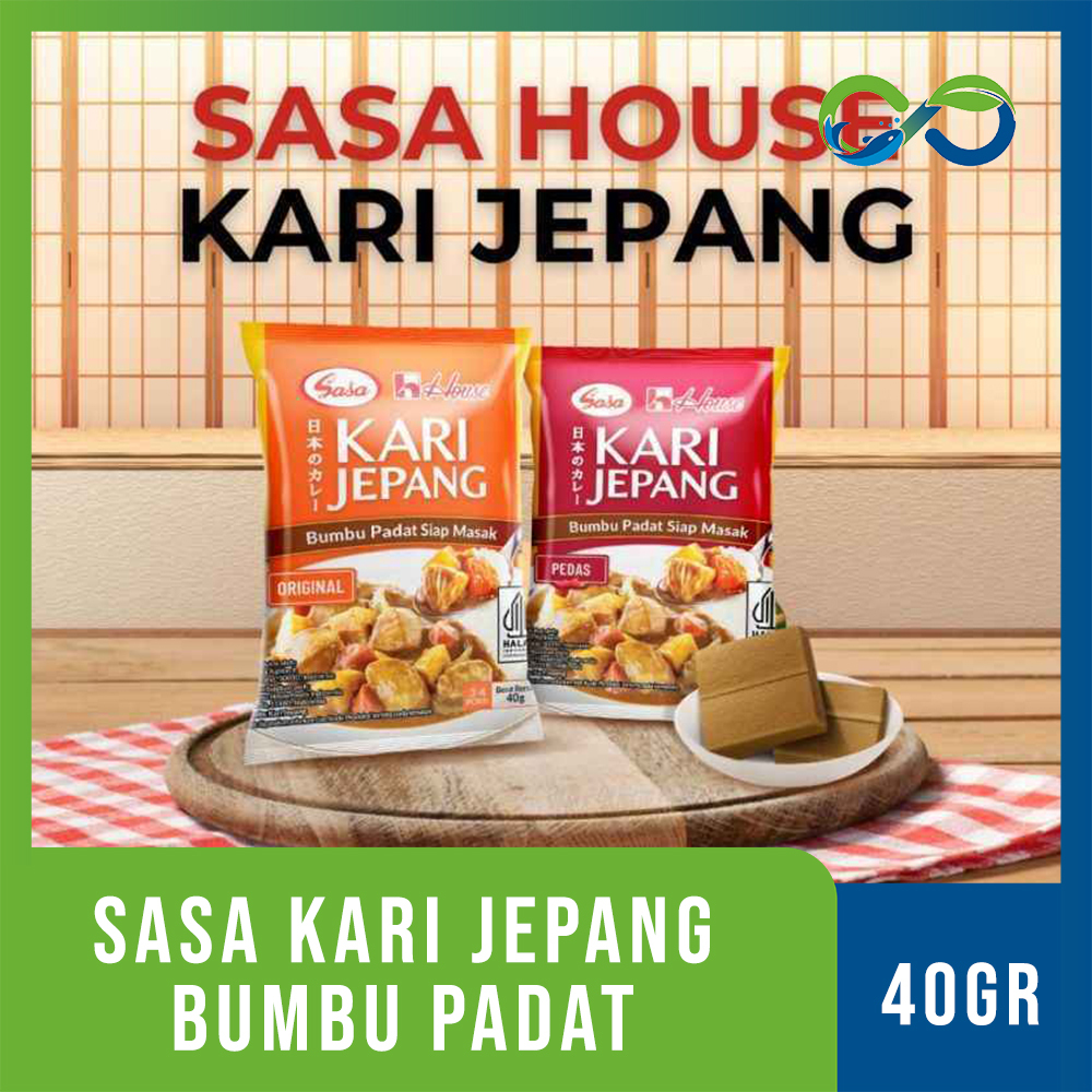 Jual [AquaEcoFarm] SASA House Kari Jepang Original dan Pedas 40 gr ...