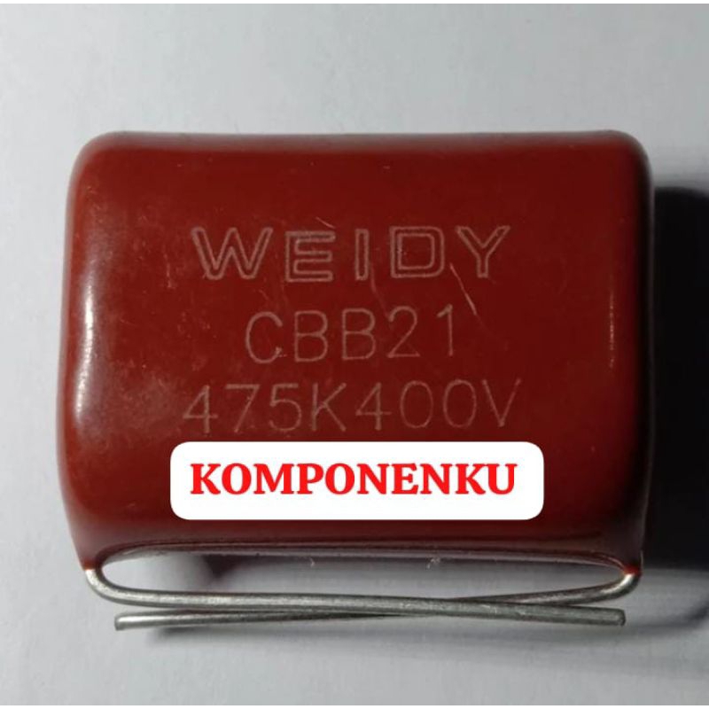 Jual Kapasitor milar 475k 400v WEIDY 475K400v 475 400v 475J400v 475K 475J CAPASITOR POWER ...