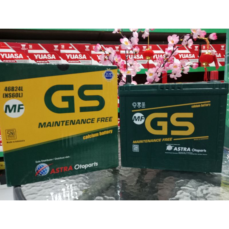 Jual Aki Mobil GS ASTRA MF NS60L 12.V 45 AH Grand Livina, Nissan March ...