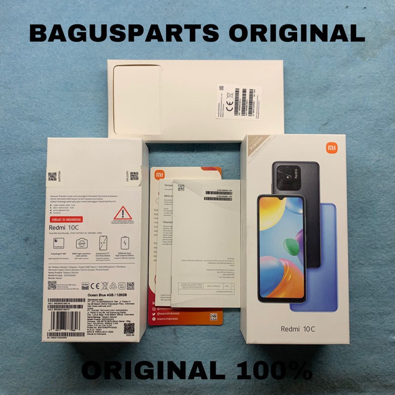 Jual DUS BOOK KARDUS BOX KARTON XIAOMI REDMI 10C ORIGINAL COPOTAN ...