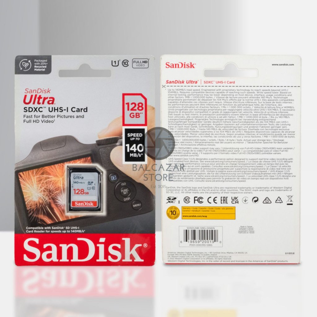 Jual SanDisk Ultra SDXC SDHC Kartu Memory Camera UHS-I Card Class 10 U1 ...