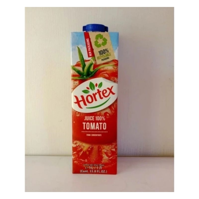 Jual HORTEX TOMATO JUICE 1 LITER | JUS BUAH TOMAT | Shopee Indonesia