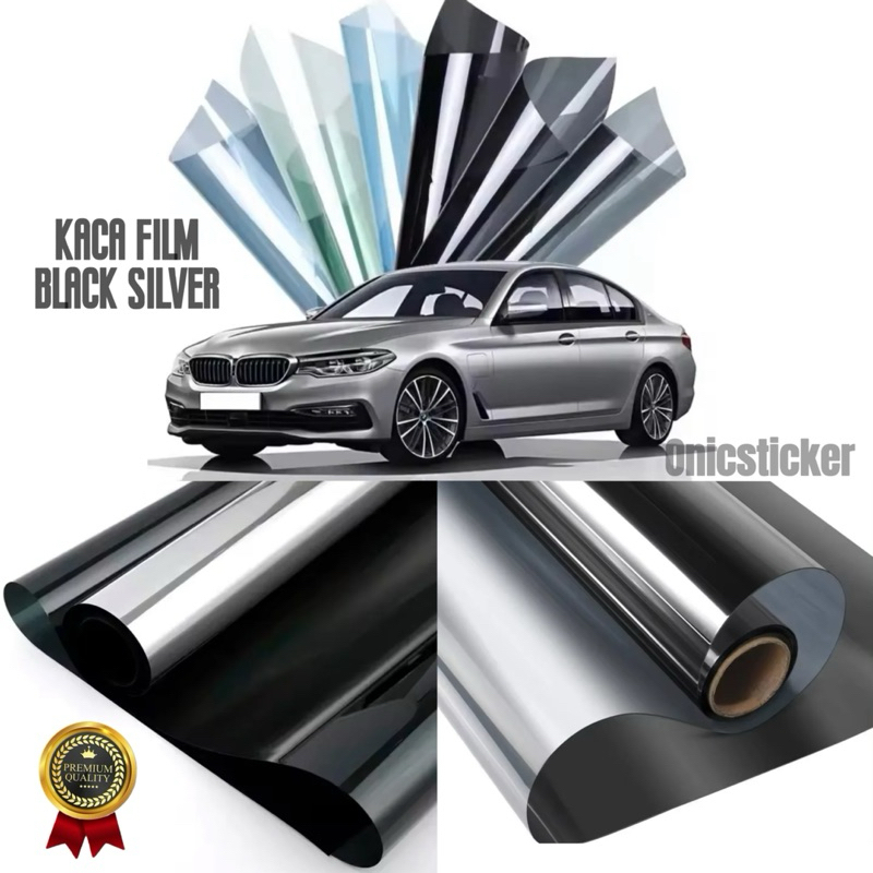 Jual Stiker Kaca Film Oneway / Sticker Kaca Film Black Silver / Kaca ...