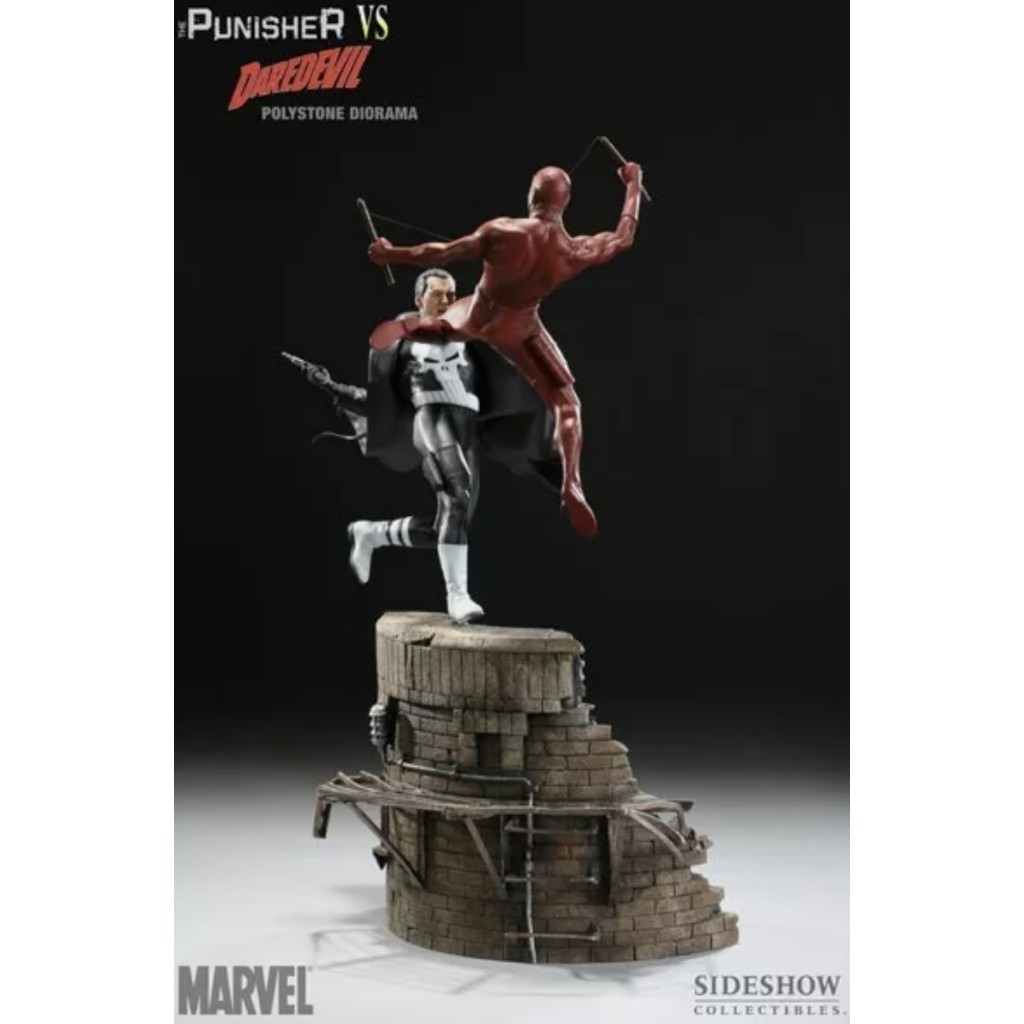 Jual Sideshow Daredevil Vs Punisher Exclusive Diorama Statue MIB ...