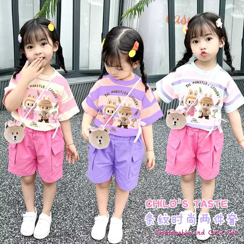 Jual setelan labibu motif ipotr yang lagi viral dan set baju anak ...