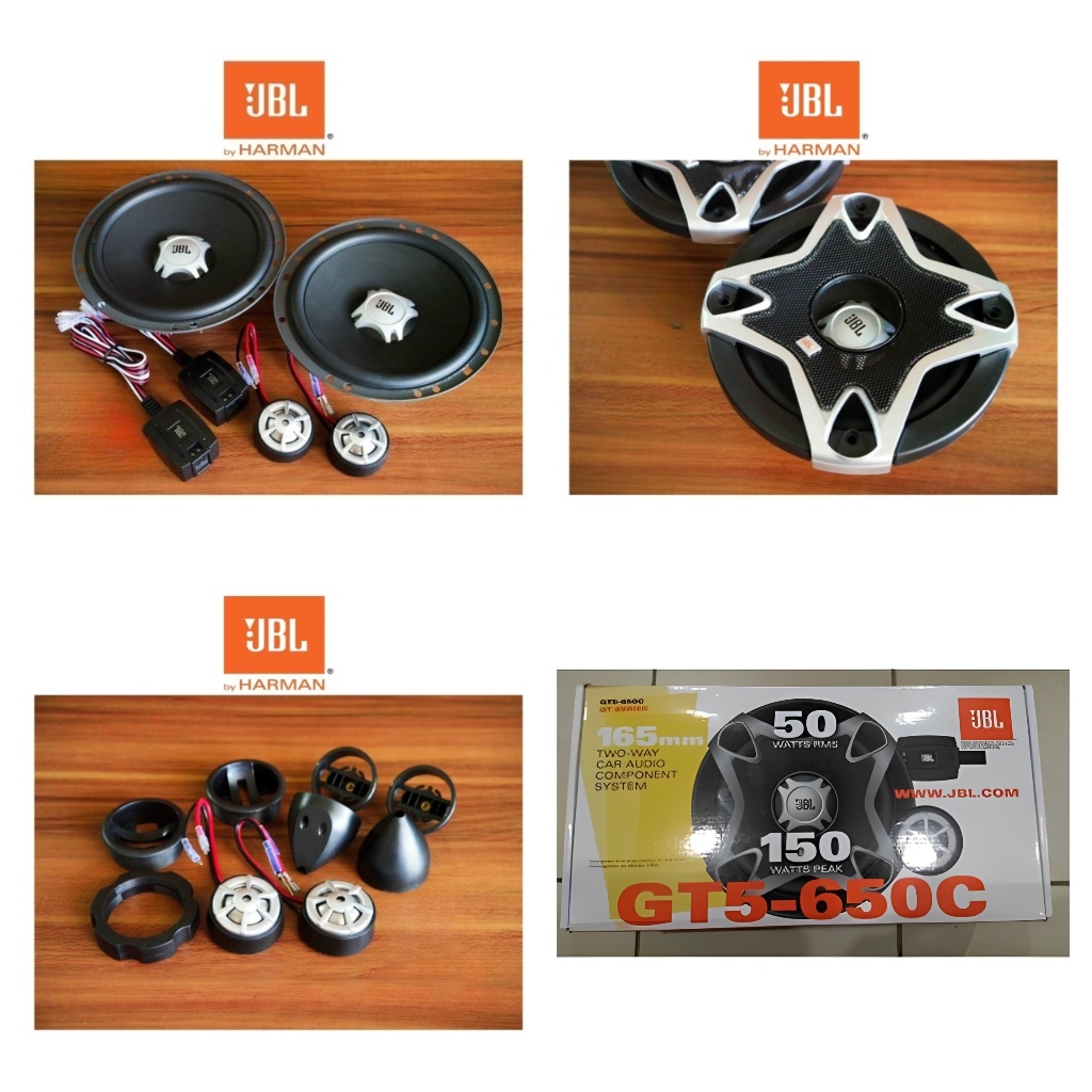 Jual Speaker Mobil JBL GT5-650C 2-Way 6,5 inch Components Split Speaker JBL GT5650C Components ...