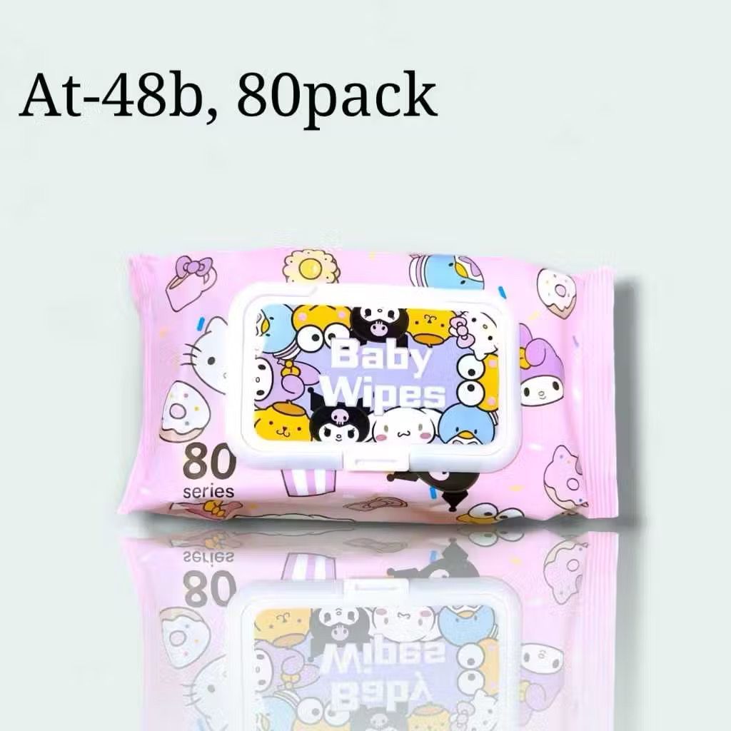 Jual TISU BASAH ANAK BAYI 80 LEMBAR/ TISSUE BASAH SANRIO SERIES/ TISU ...