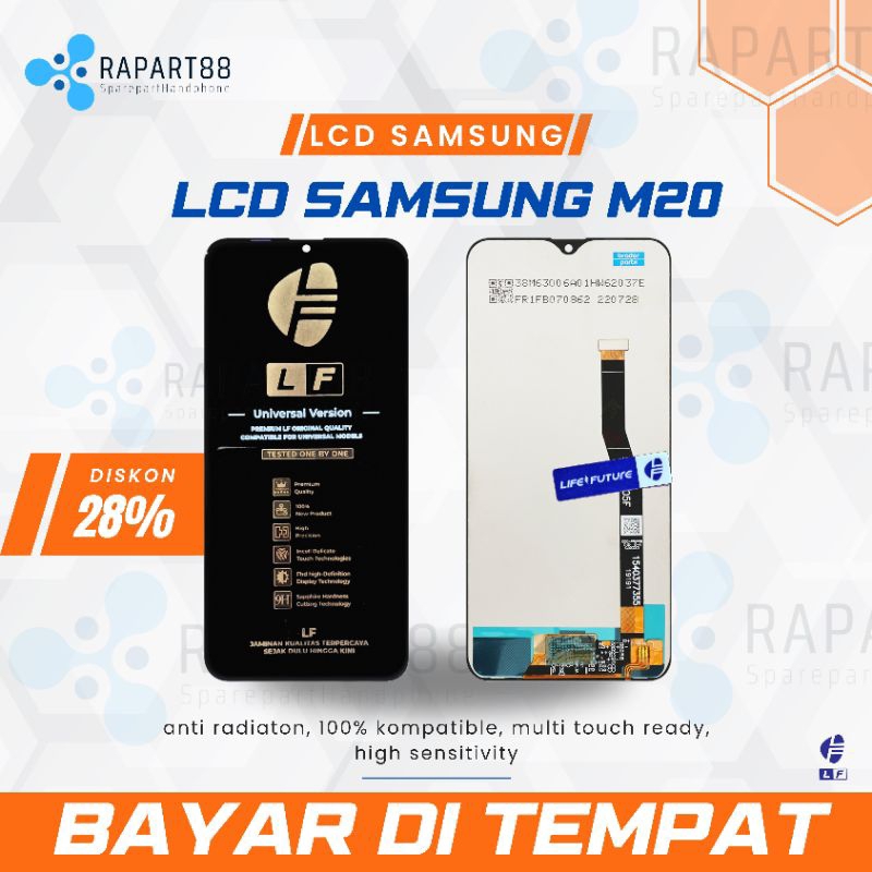 Jual LCD Samsung M20 Original Fullset Touchscreen Life Future Best ...