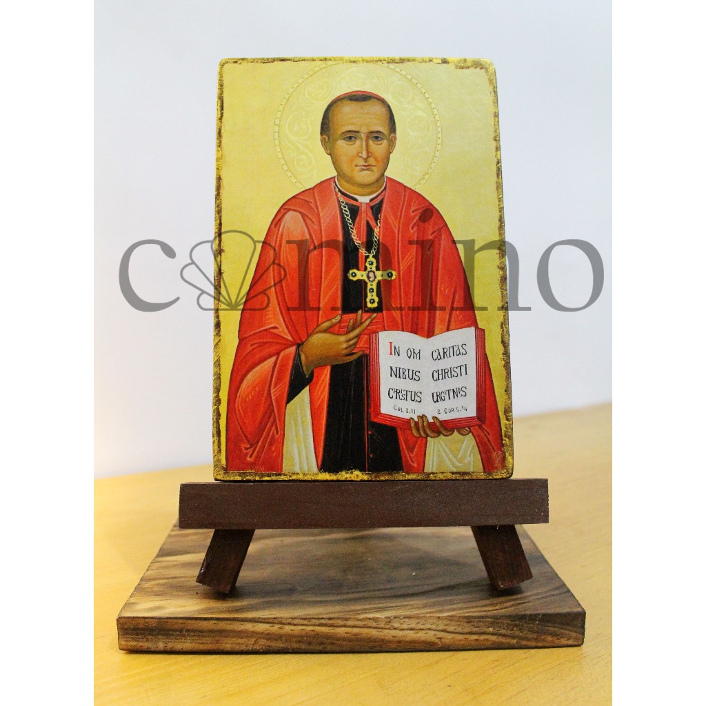 Jual Ikon St Guido Maria Conforti Kayu Asli Kristen Katolik Catholic ...