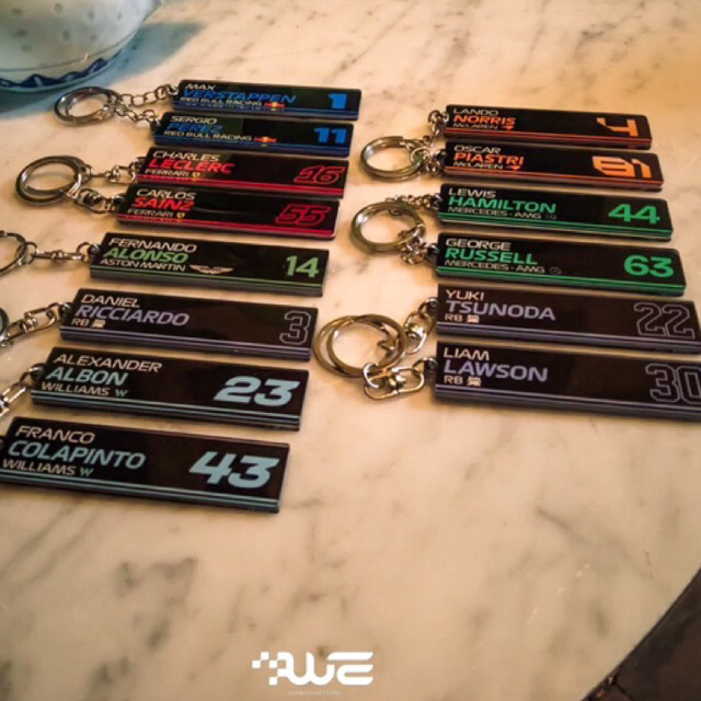 Jual F1 KEYCHAIN DRIVER CARD 2024 SEASON (ALL DRIVERS) | Shopee Indonesia