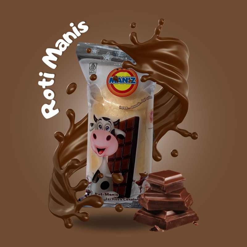 Jual Roti Kemasan Rasa Coklat Merk Roti Maniz (BUNDLING 10 PCS ...