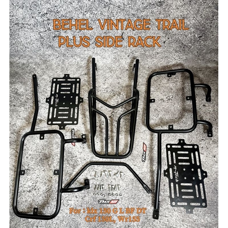 Jual BEHEL VINTAGE TOURING KLX CRF MODEL M15 RAK KLX 150BF/DTracker/KLX ...