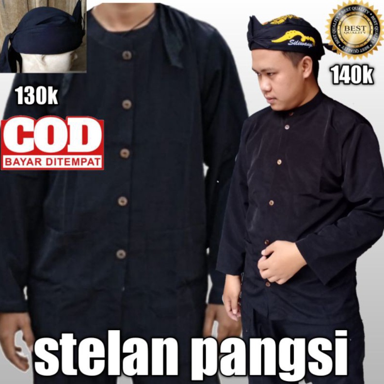 Jual pangsi setelan baju adat nusantara plus ikat kepala | Shopee Indonesia