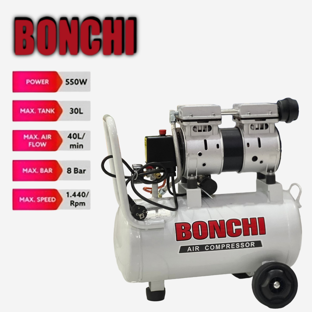 Jual Mesin Kompresor Angin Listrik 3/4 HP Kompresor listrik 30L ...